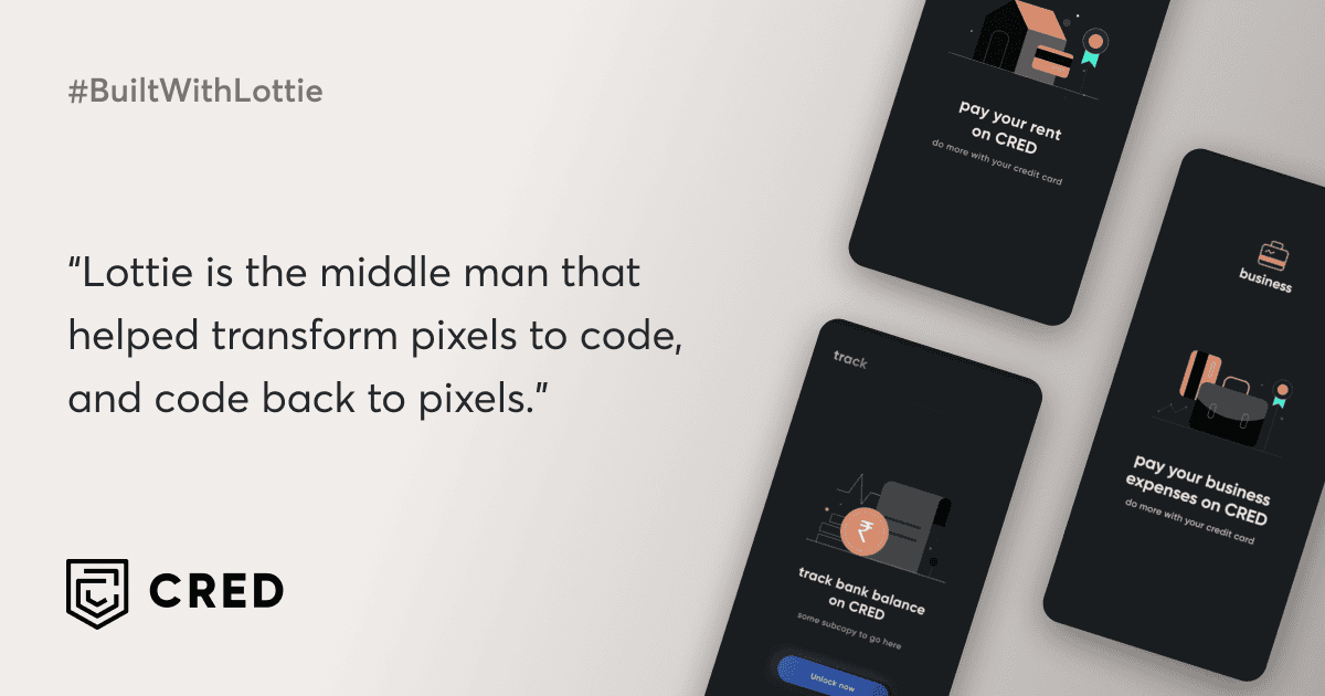 Cred – Case Studies – LottieFiles