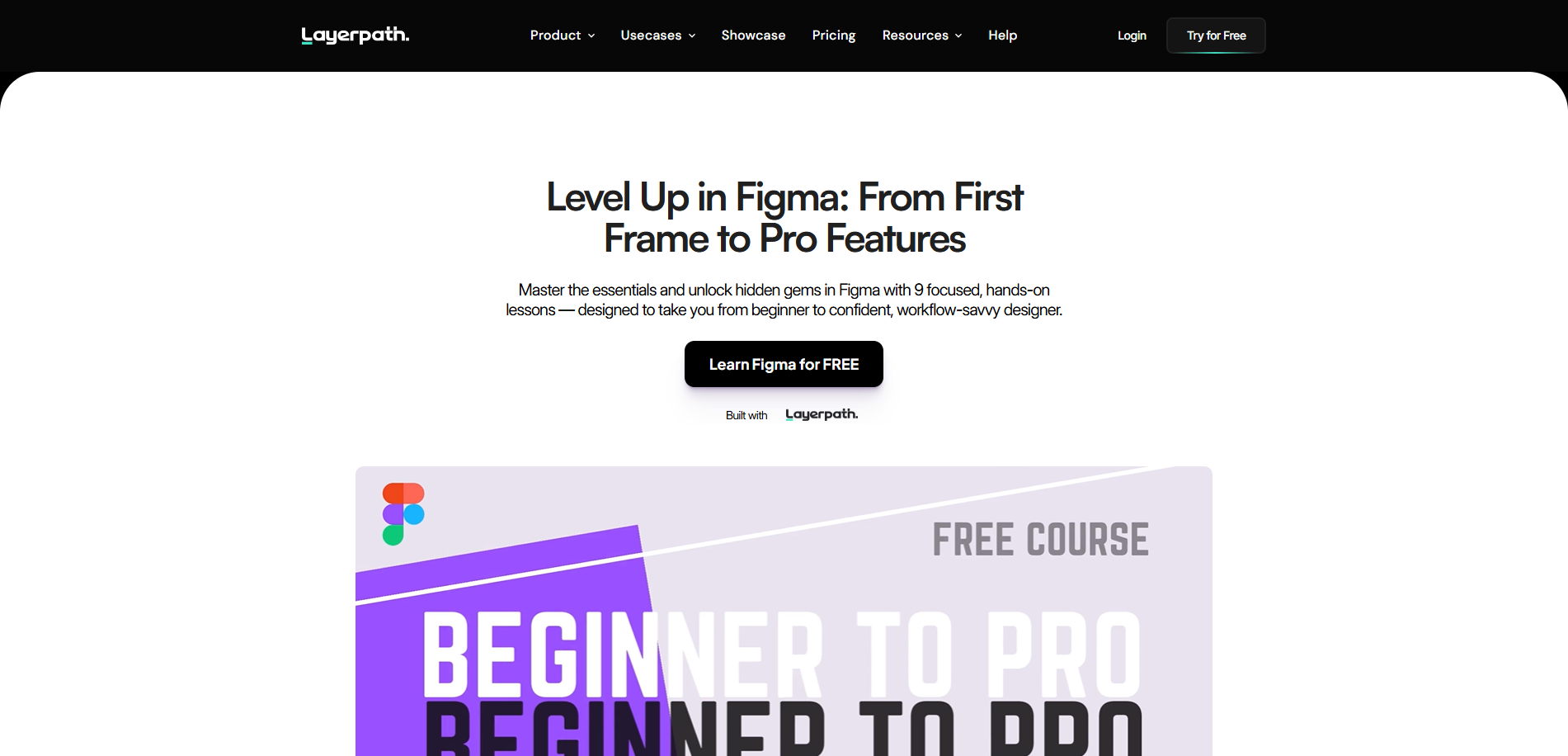 Level Up in Figma: Free Course by Layerpath