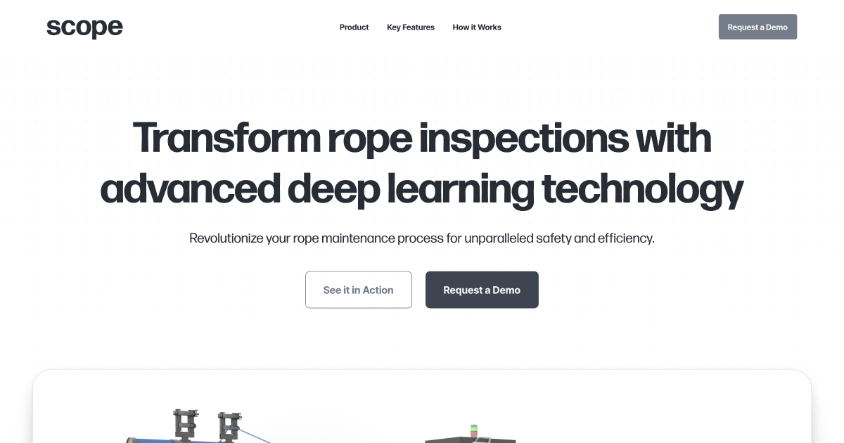 Scope: Transform rope inspections with advanced deep learning technology