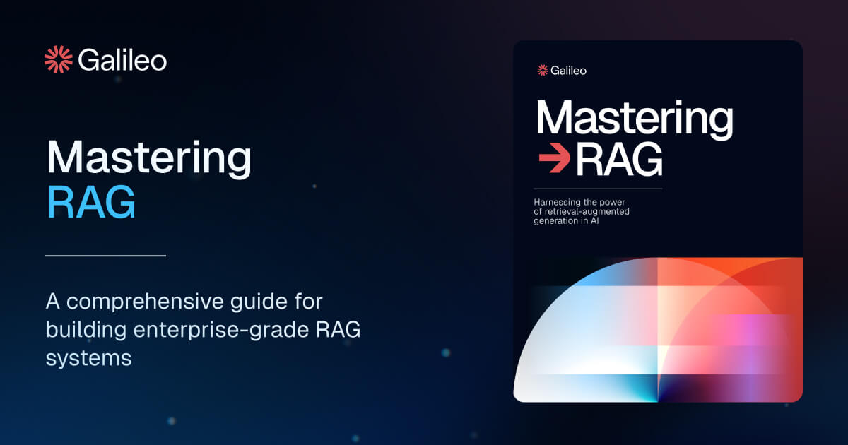 Mastering RAG eBook: Build Accurate, Scalable AI with Confidence