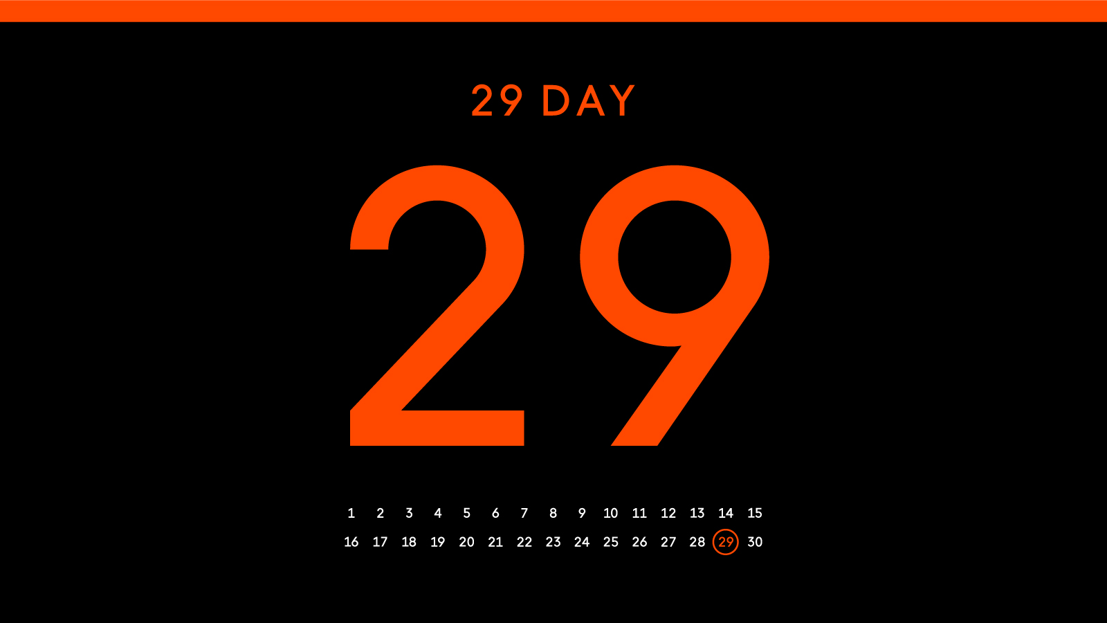 9월의 29DAY
