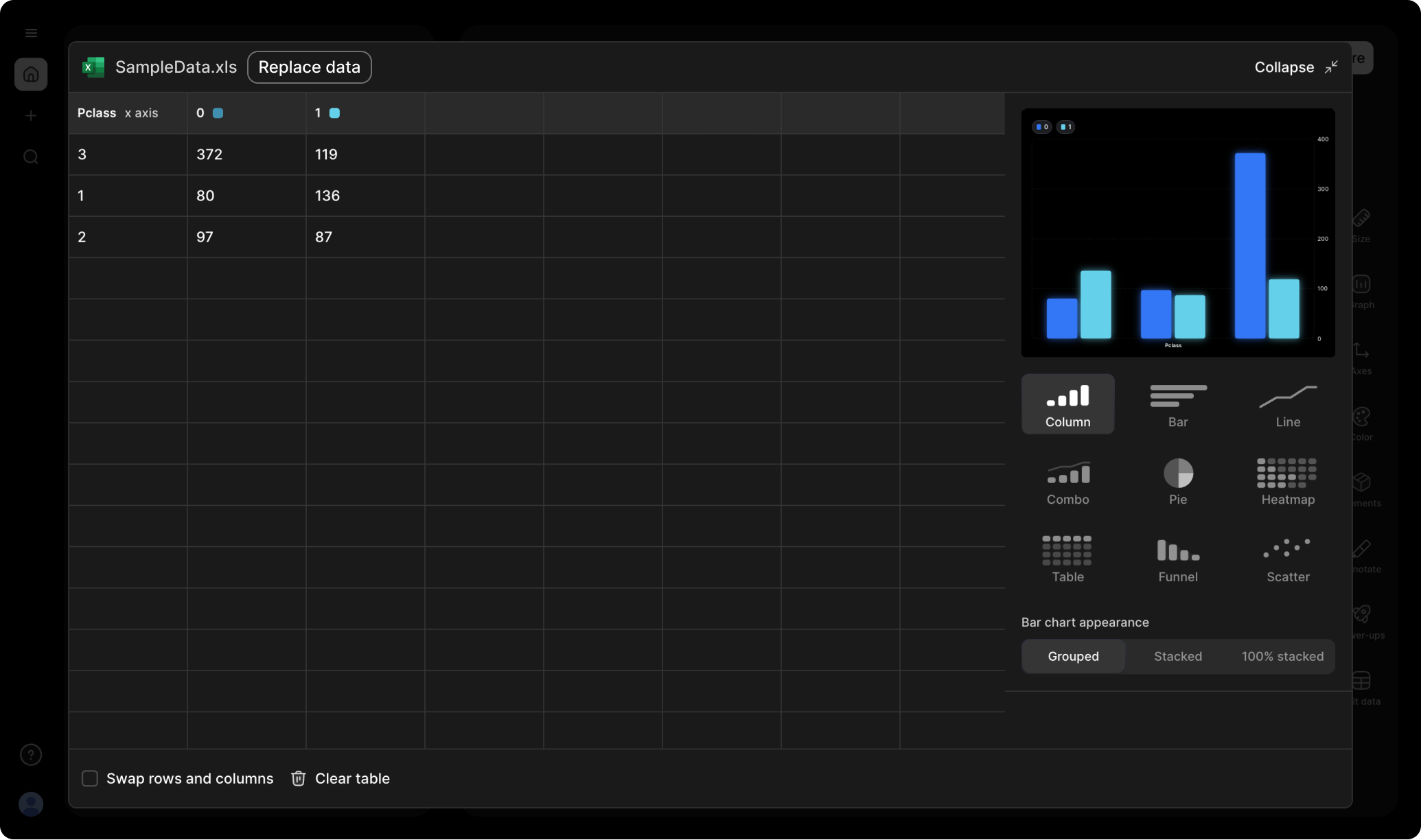 Graph Generator from Table Data - Beautiful Charts Made Easy