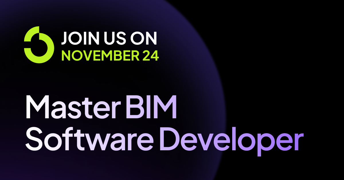 Master BIM Software Developer | That Open University