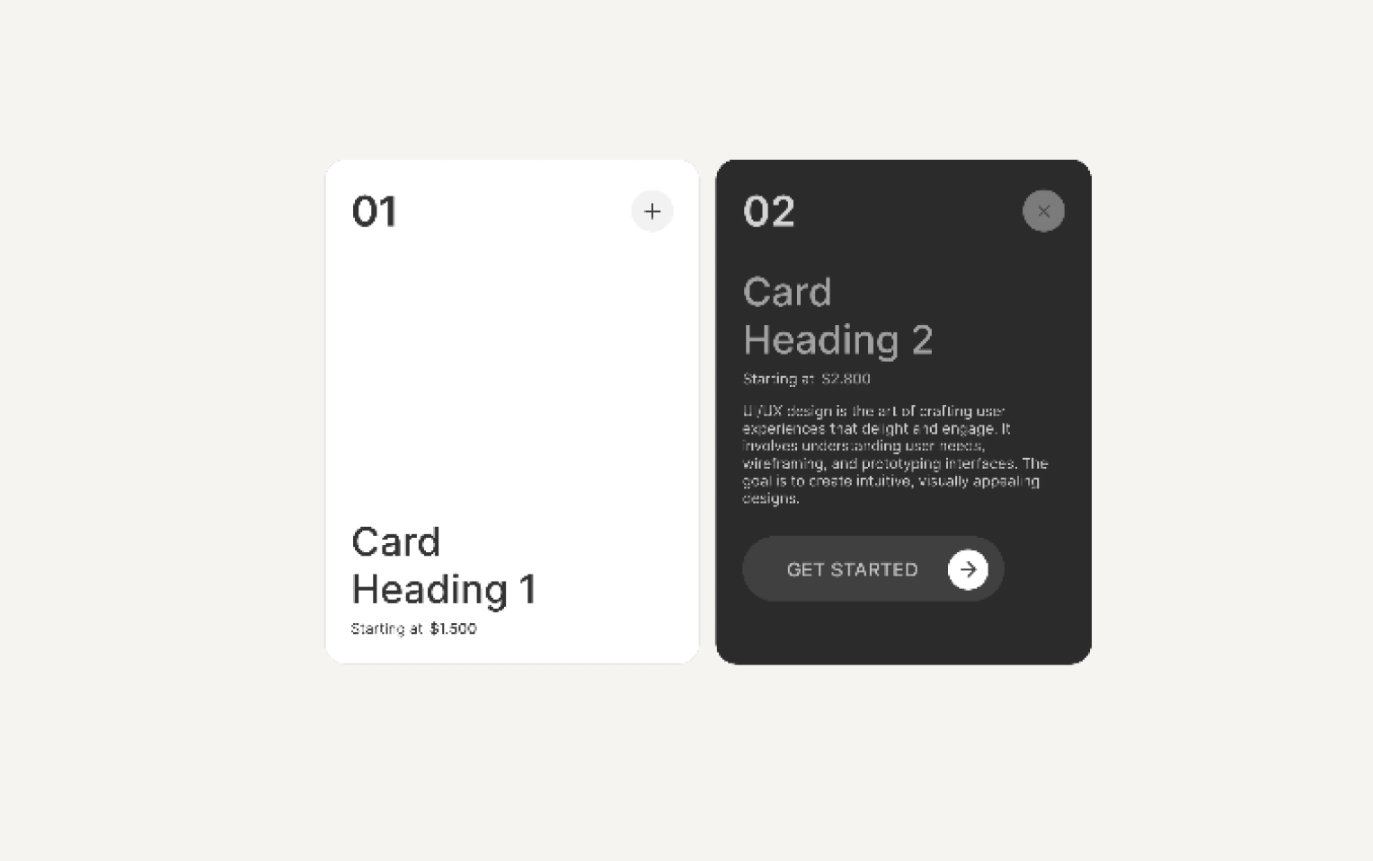 Free Framer Card Components