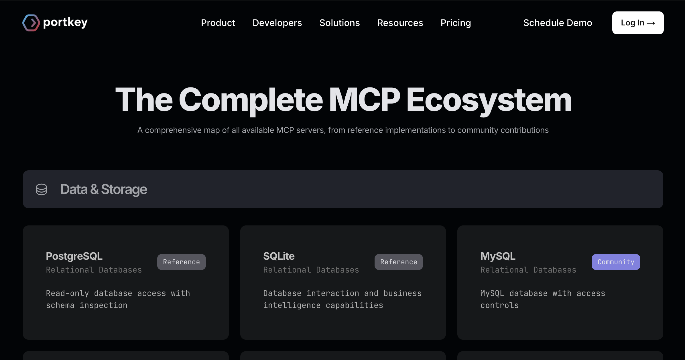 List of all MCP Servers (138) | Portkey