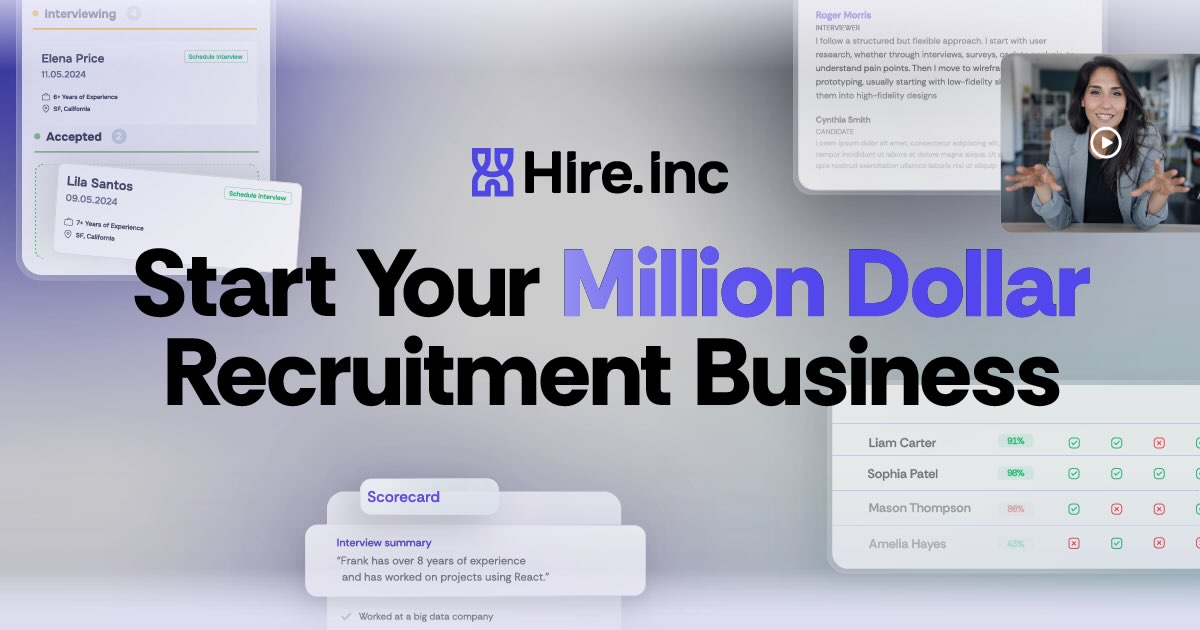 The Best Agency Accelerator for Recruiters | Hire.inc Accelerator