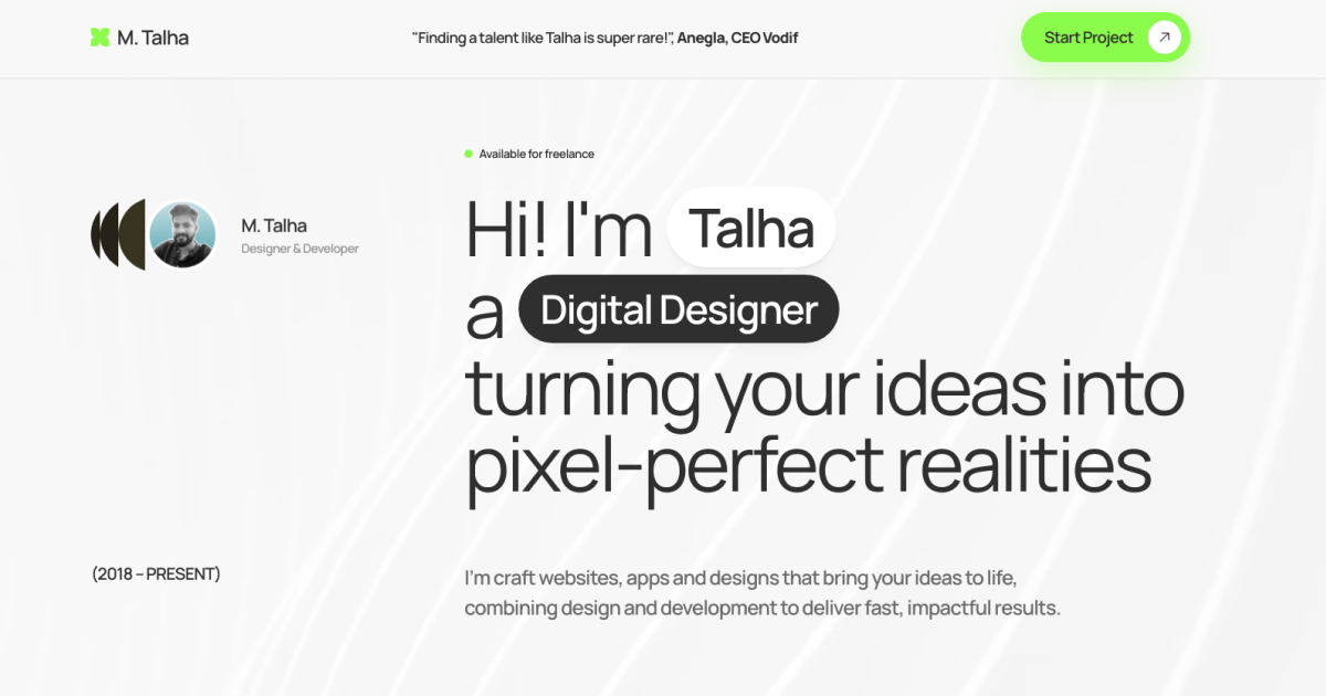 Talha | Expert Web Designer & Developer | 8+ Years Experience