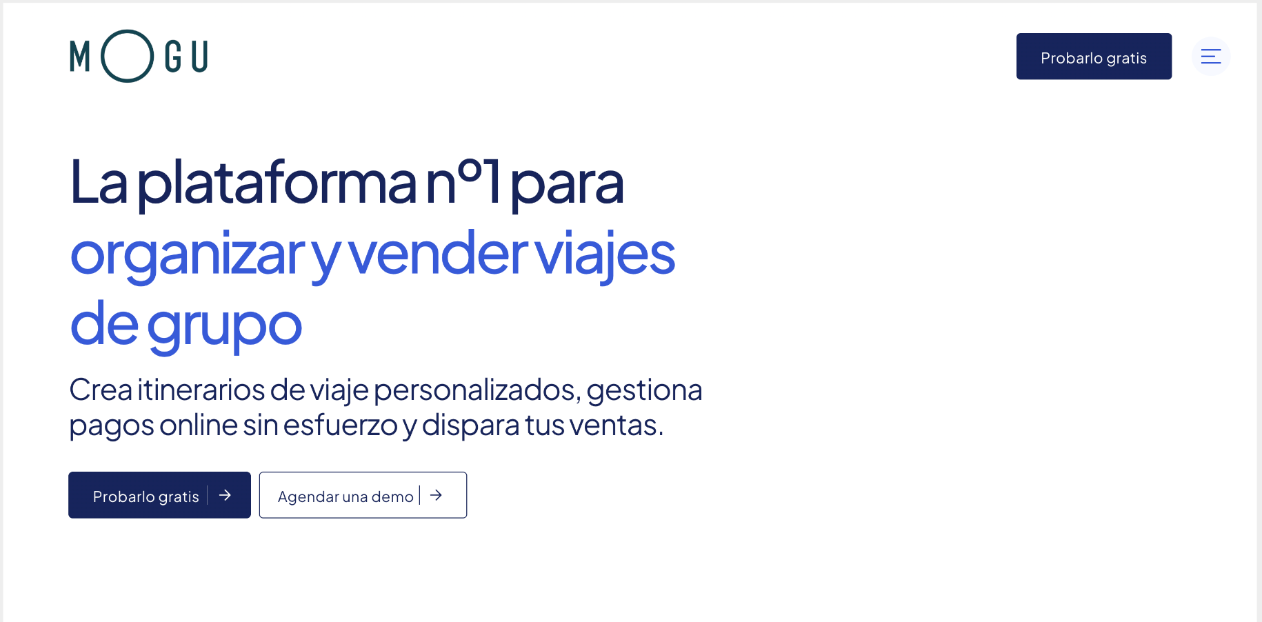 Mogu - La plataforma nº1 para organizar y vender viajes de grupo