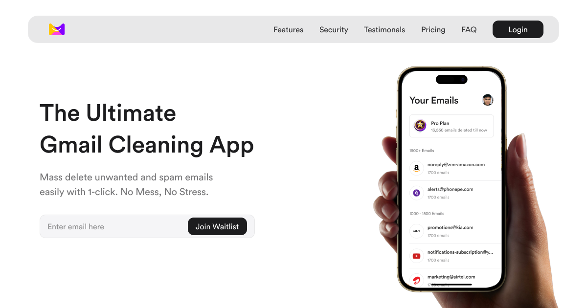 Happy Inbox - Delete Emails in Just Minutes