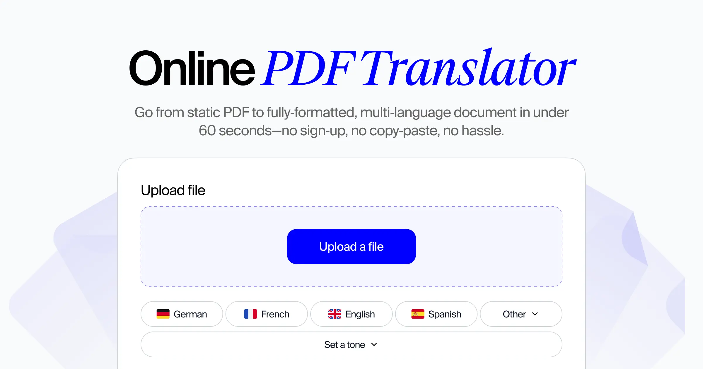 Free TXT File Document Translator - No Registration Required