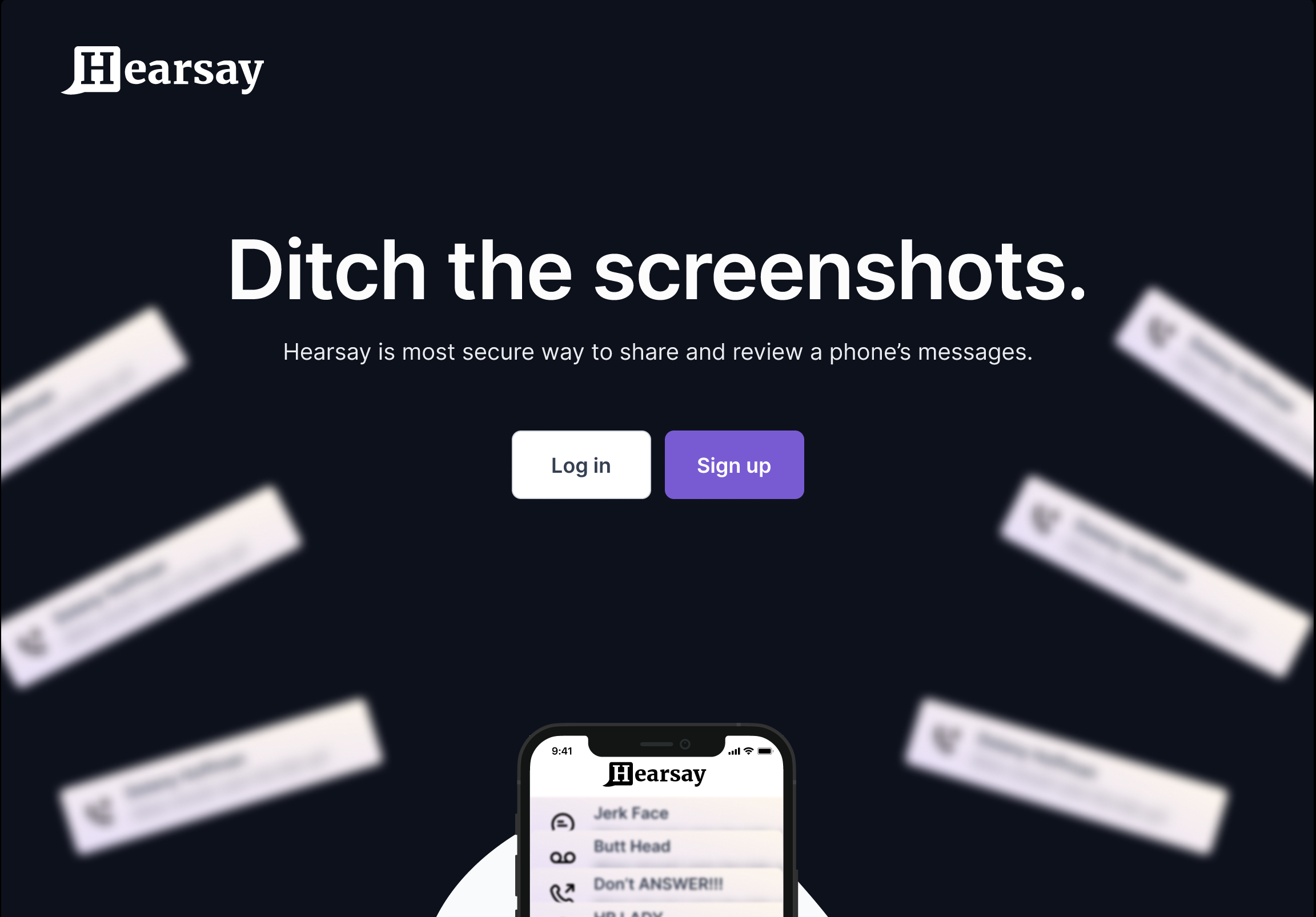 Hearsay - Text Message Extraction
