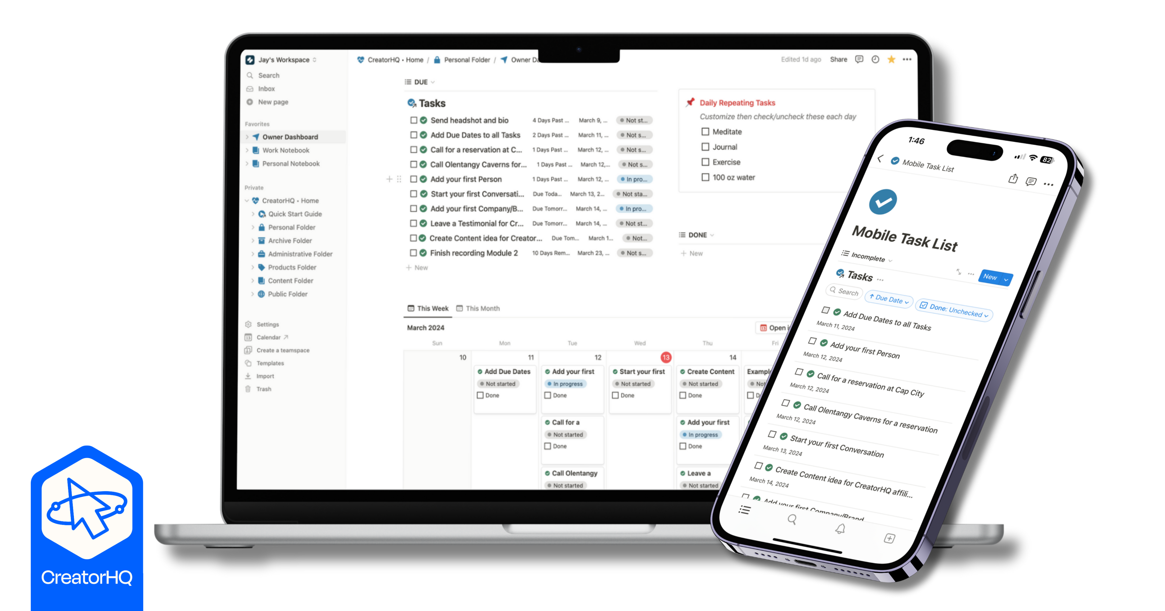 CreatorHQ: Complete Creator Operating System