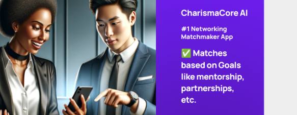 AI Networking Matchmaker App | CharismaCore AI - Personalized B2B ...