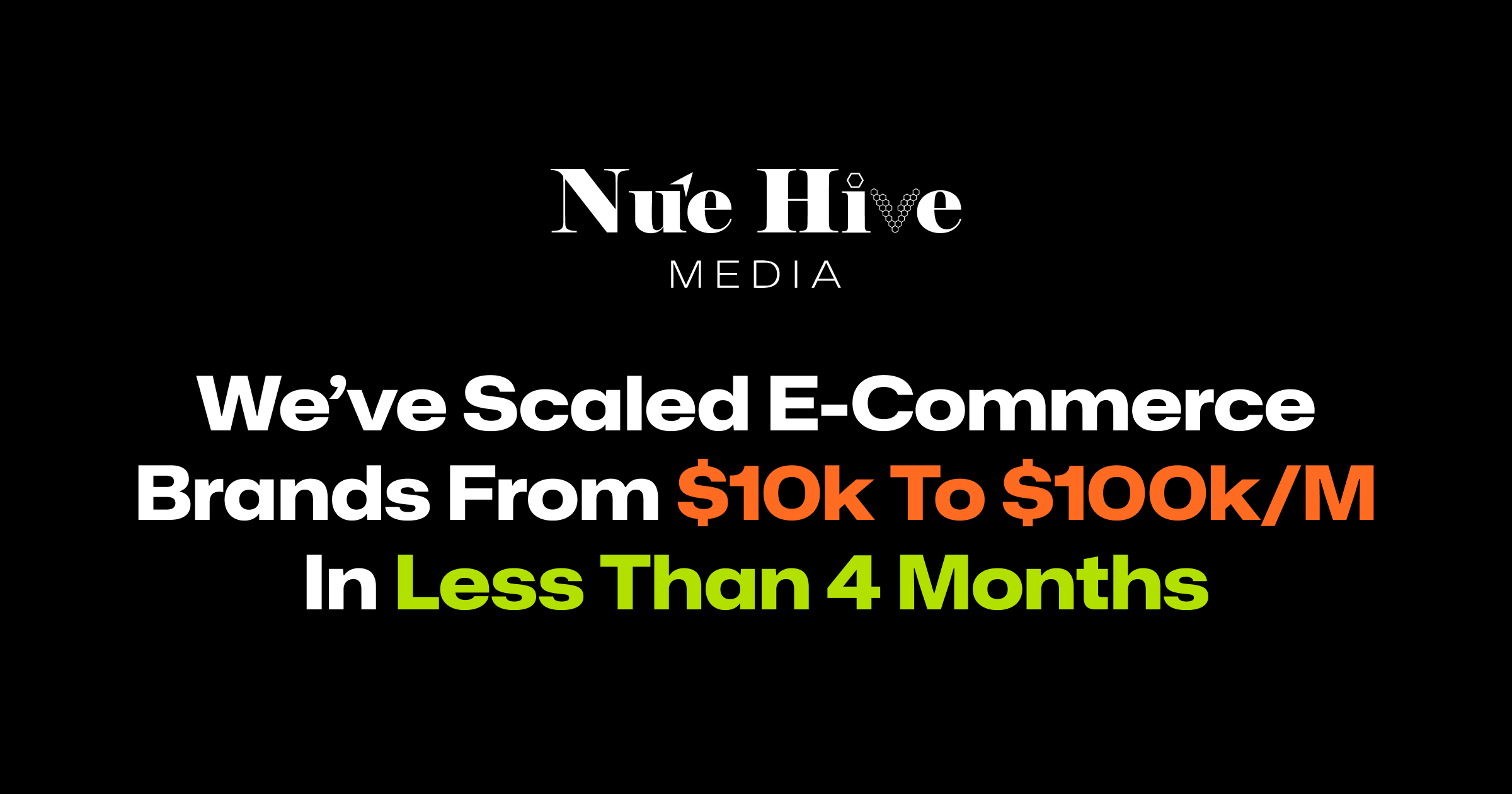 Nue Hive Media | Your Ecommerce Marketing Partner