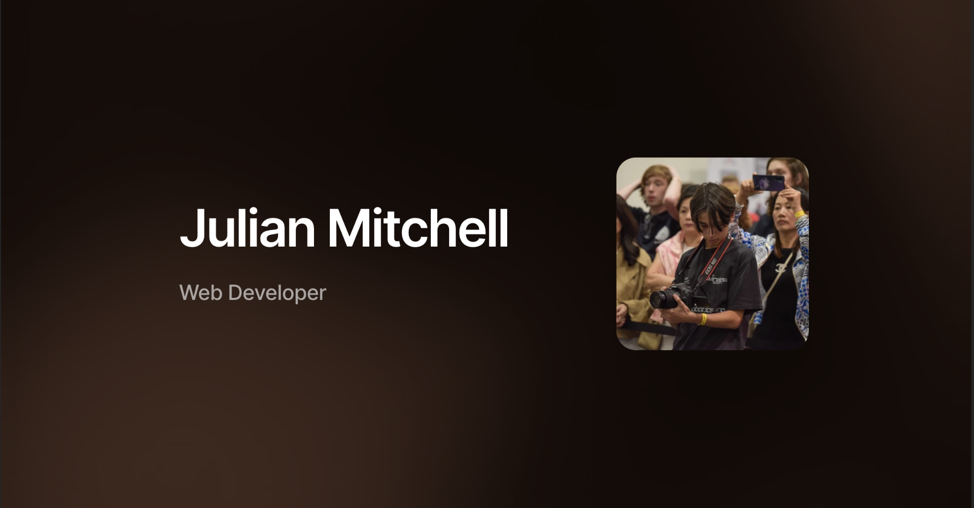 Julian Mitchell - Portfolio