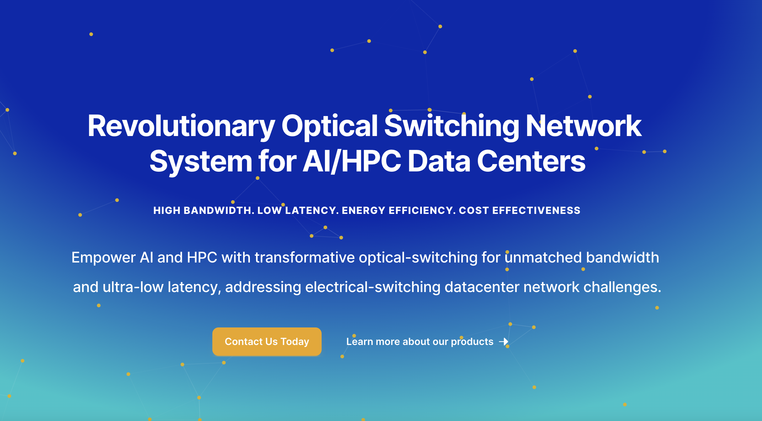 Genopsys - Revolutionary Optical Switching Network System for AI/HPC Data Centers