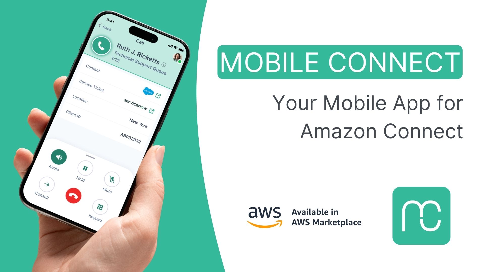 Mobile Connect - Mobile App for Amazon Connect