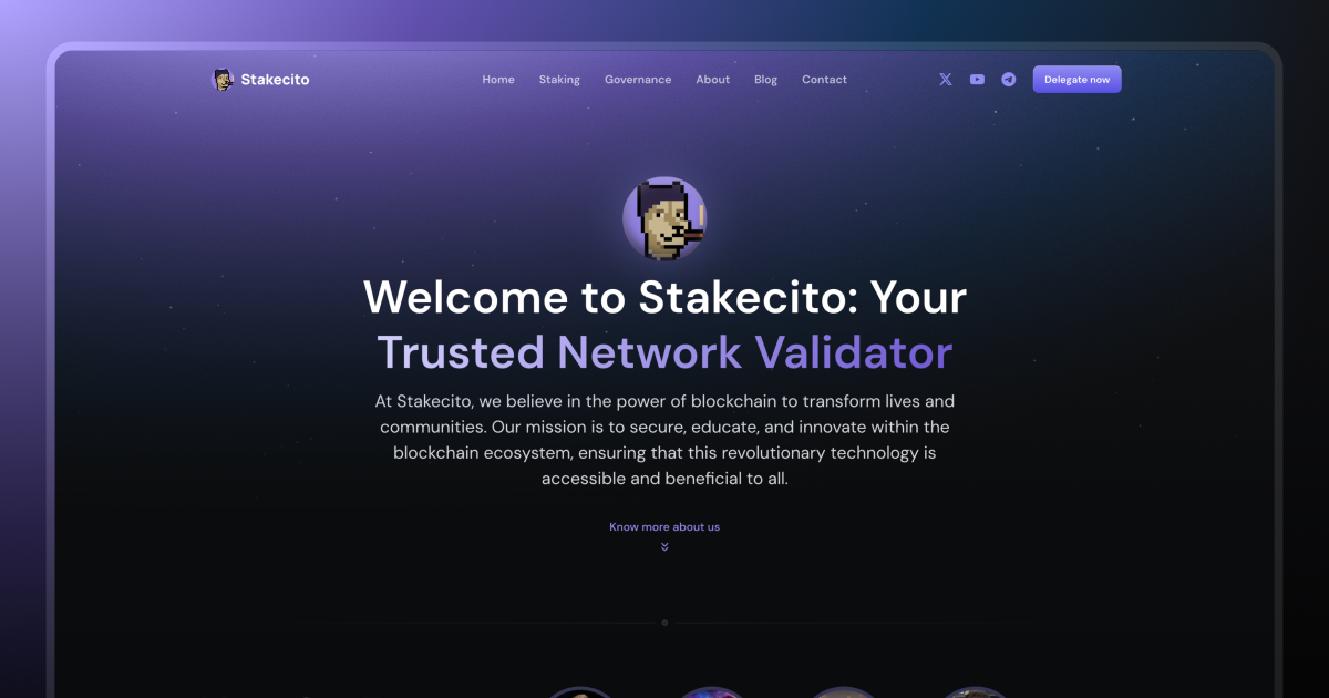 Stakecito - AAA Rated Verified Staking Provider