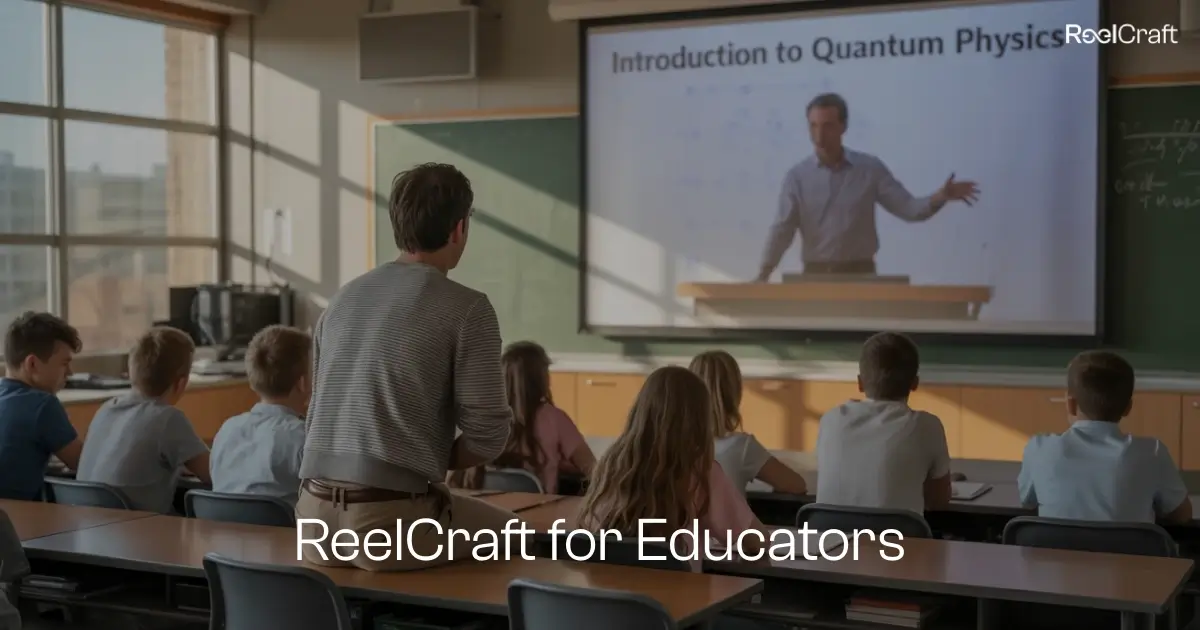 Create Animated Videos from Text | ReelCraft.ai