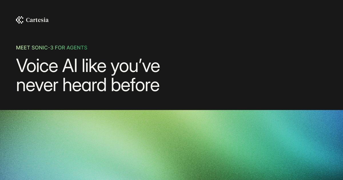 Real-time TTS API with AI laughter and emotion | Cartesia Sonic-3