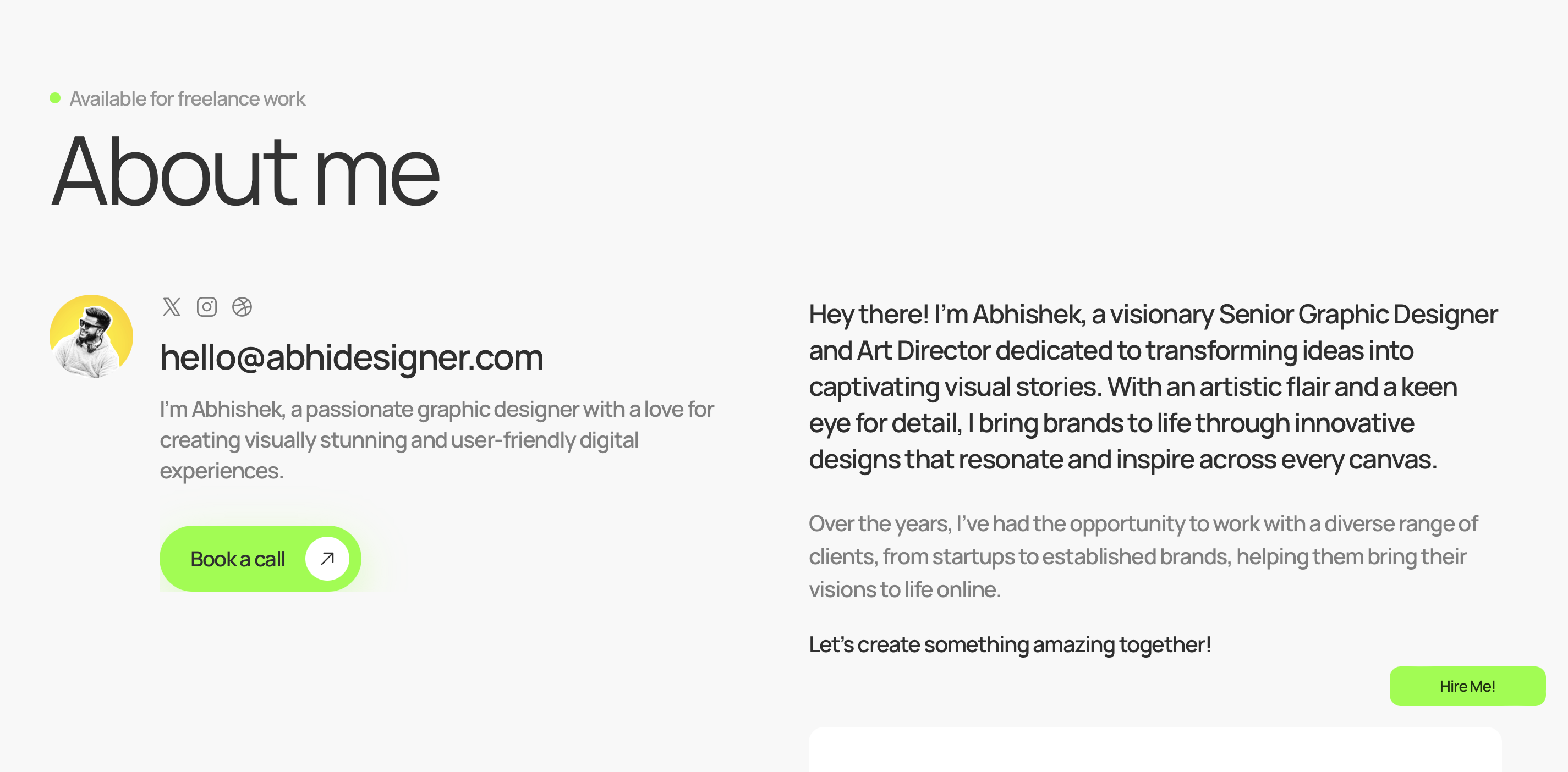 Design.abhi | Art Director | 8+ Years Experience