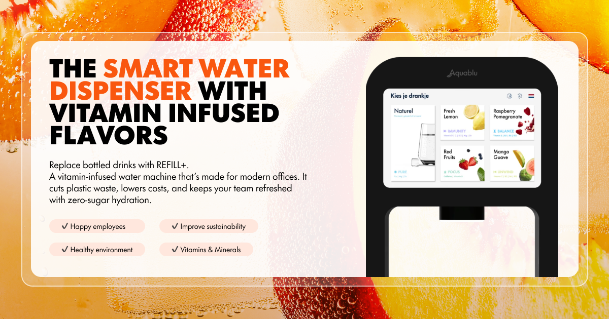 Vitamin Infused Water: Smart Dispenser,Tasteful Water