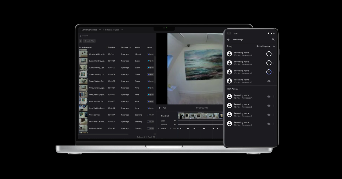 Software Release Notes - Eye tracking software