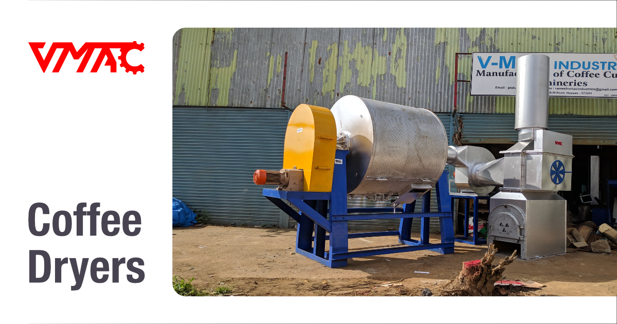 Advanced Coffee Dryer Machine | VMAC Industries | Uniform Drying for ...