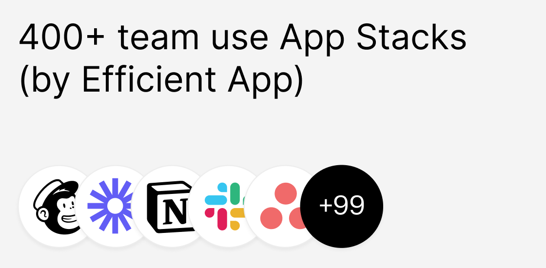 App Stacks Recap by Efficient App