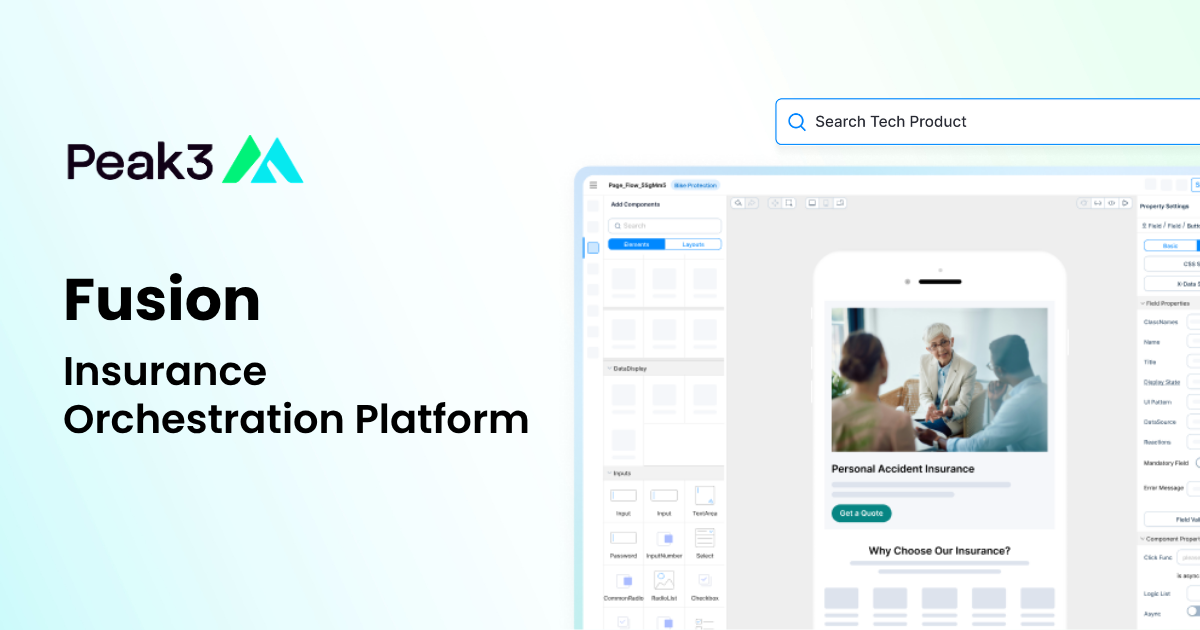 Fusion: Insurance Orchestration Platform | Peak3