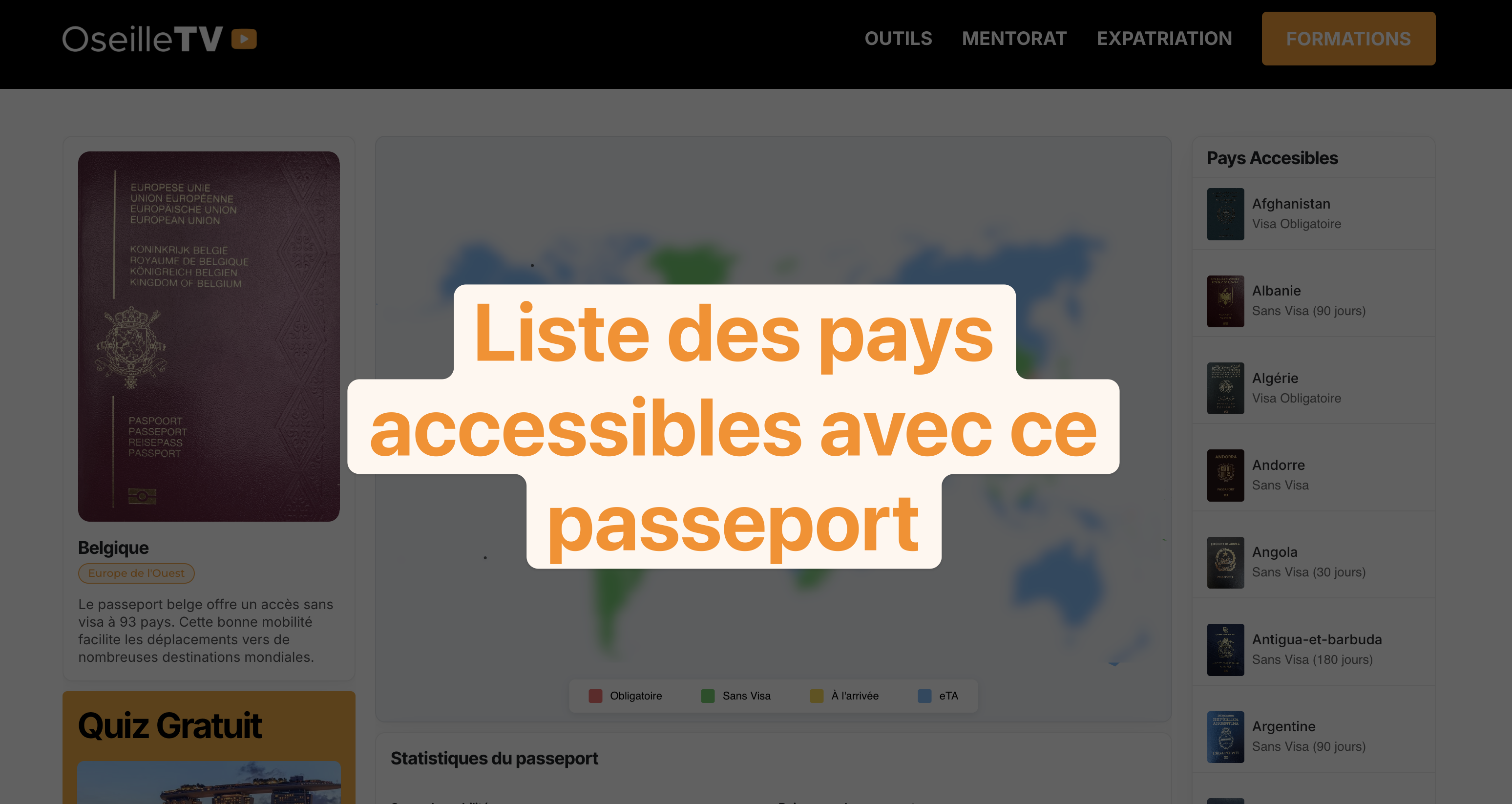 Passeport Canada 2025 : Pays Sans Visa & Classement