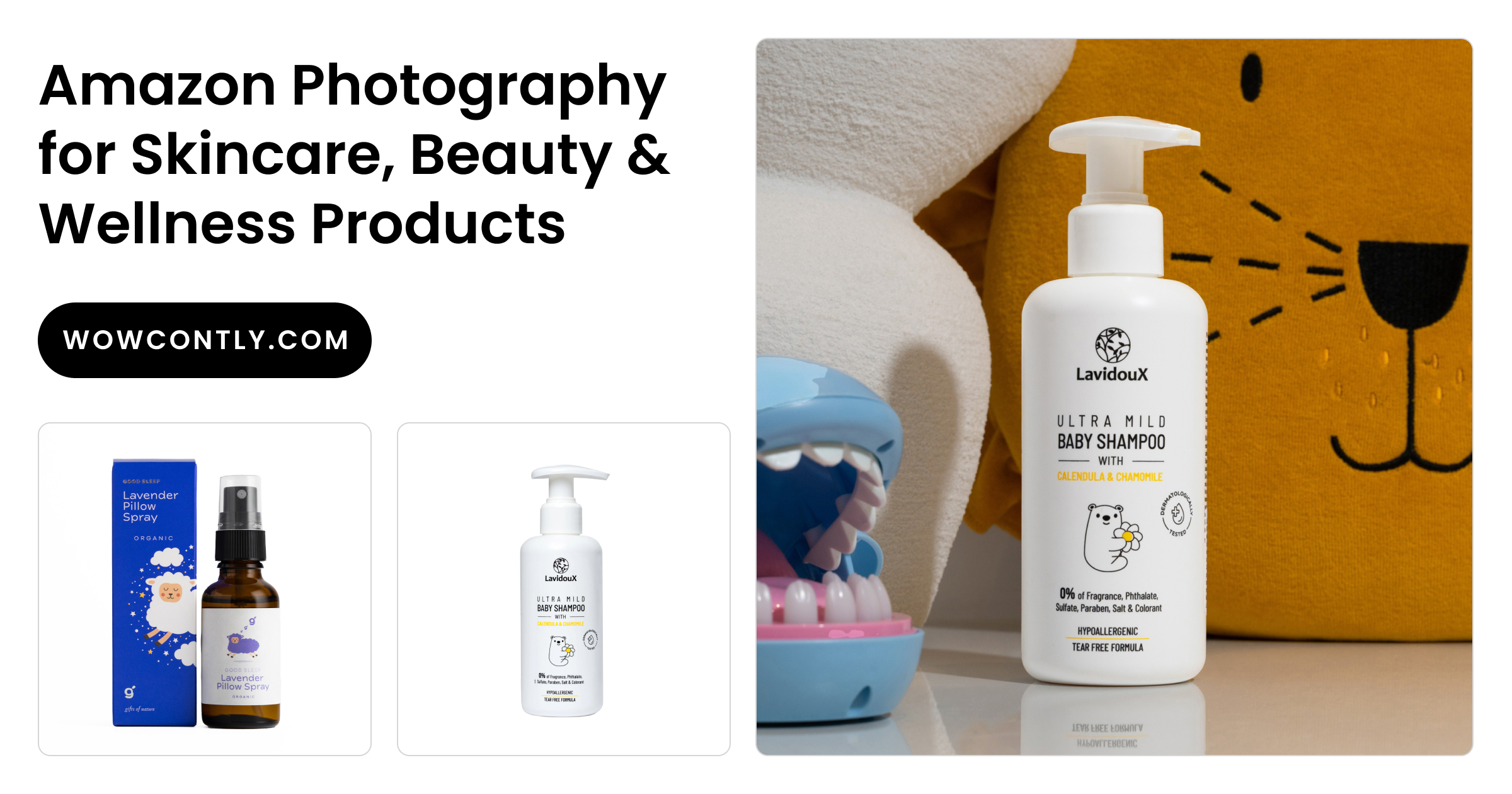 Amazon Photography for Skincare, Beauty & Wellness Products