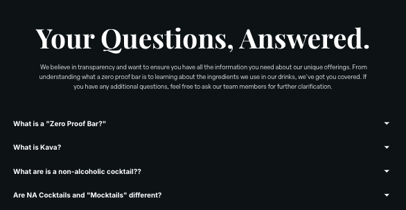 Gratitude Zero Proof Bar - FAQ