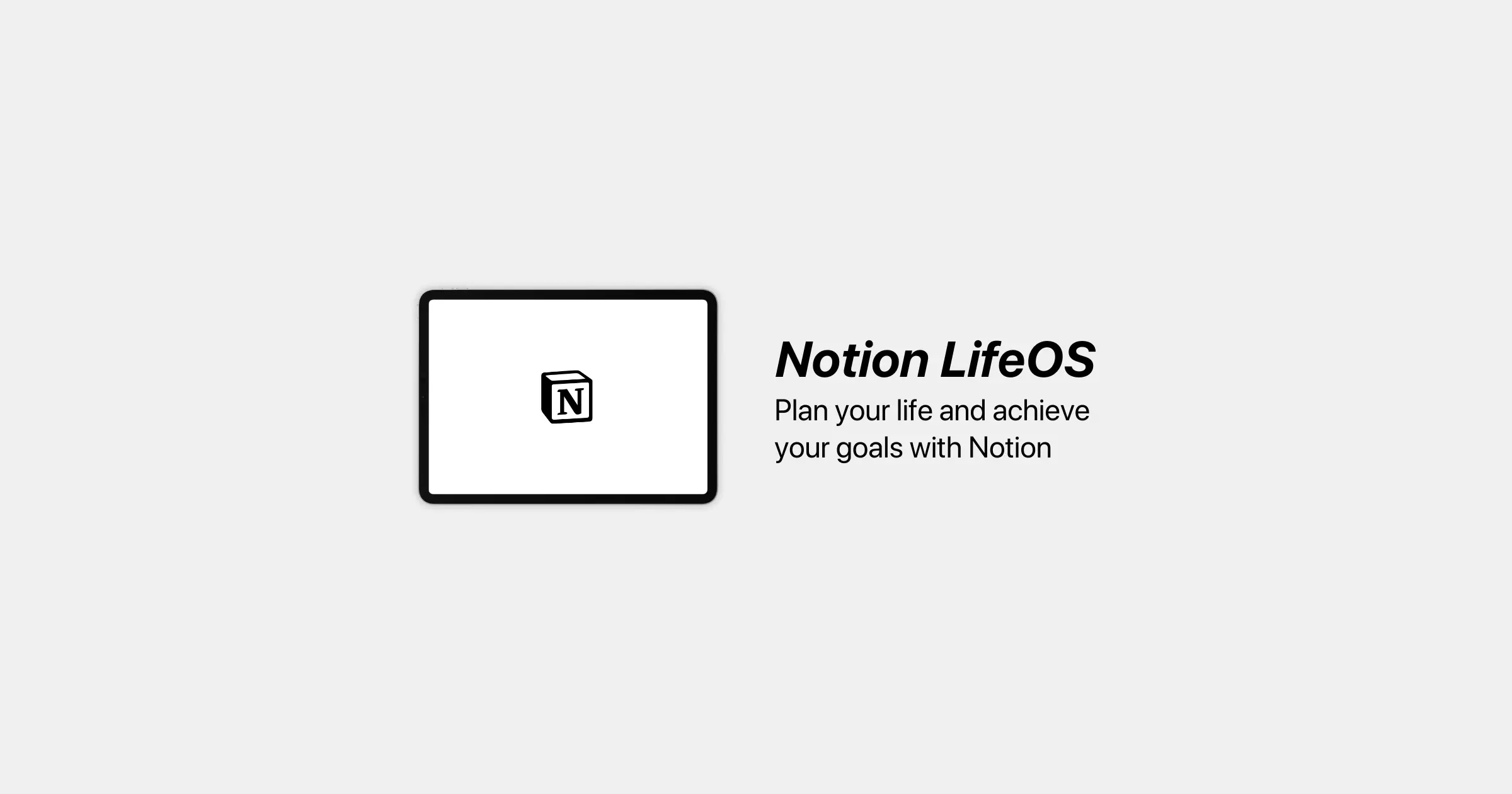 LifeOS - Premium Notion Template