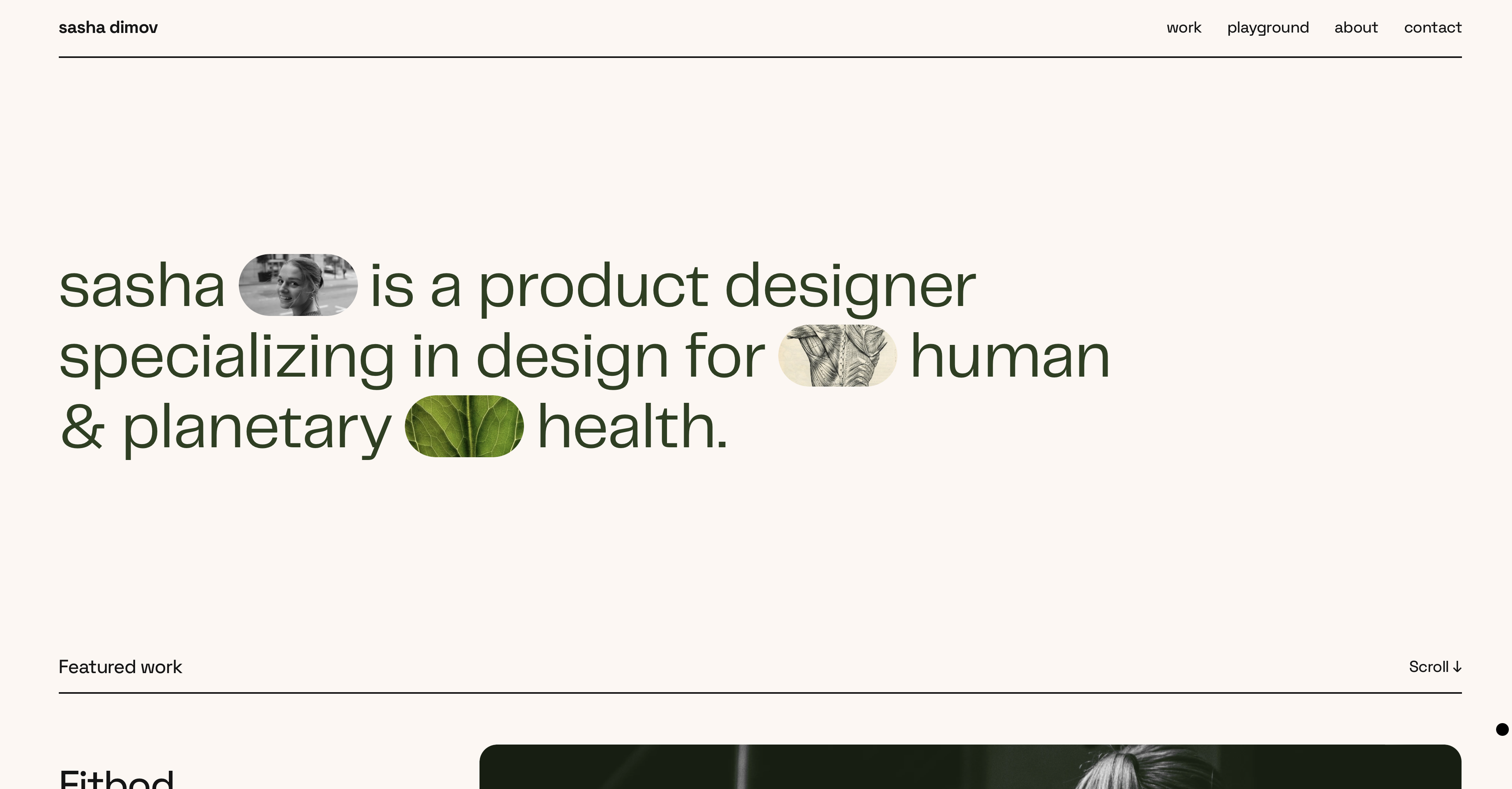 Sasha Dimov - Design Portfolio