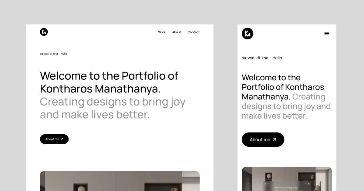 Portfolio of Kontharos Manathanya