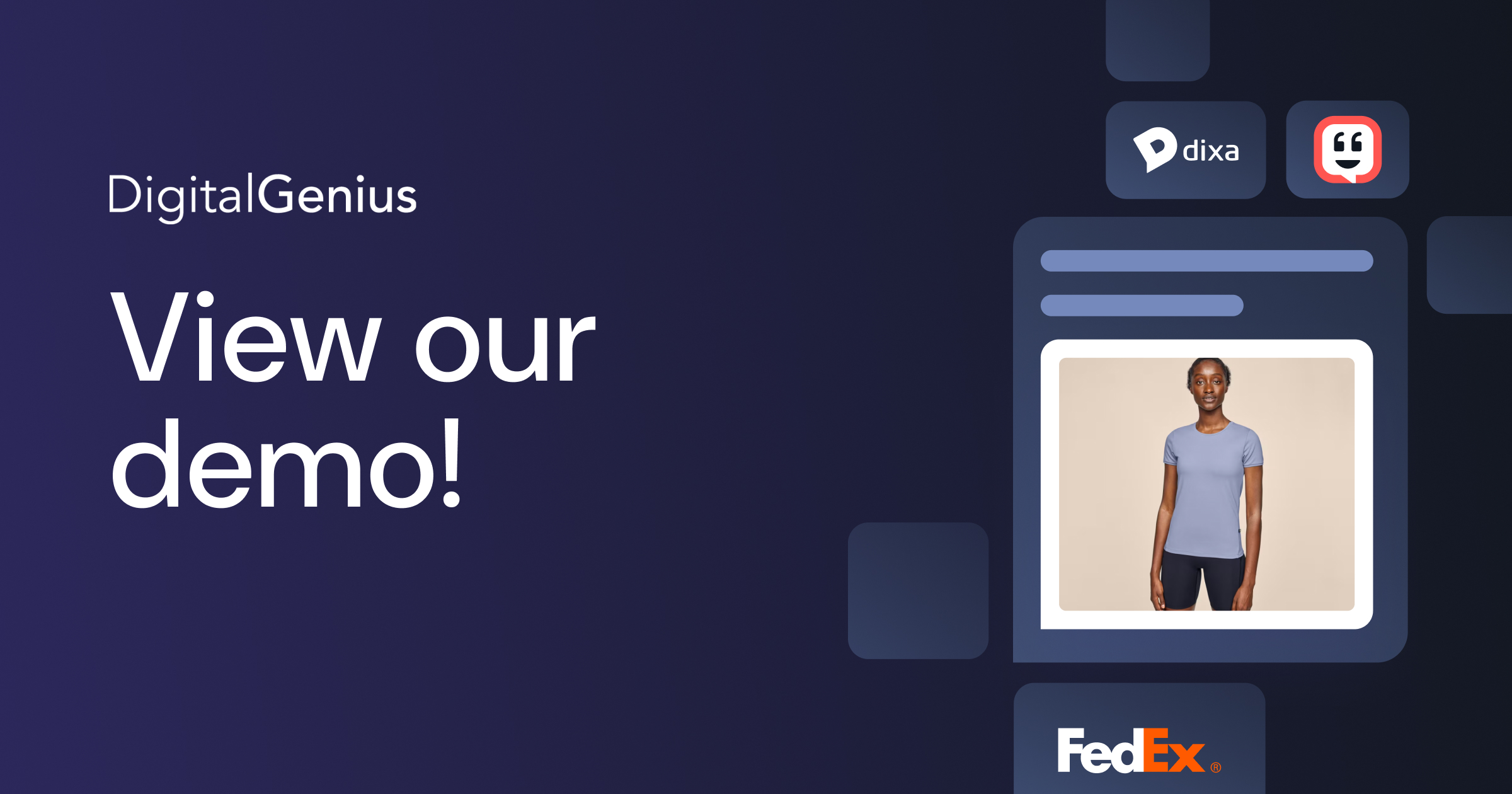 View Demo – DigitalGenius