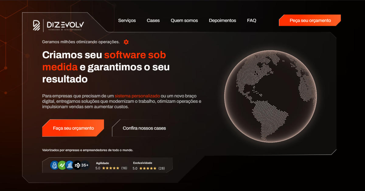 Dizevolv - Software sob-medida