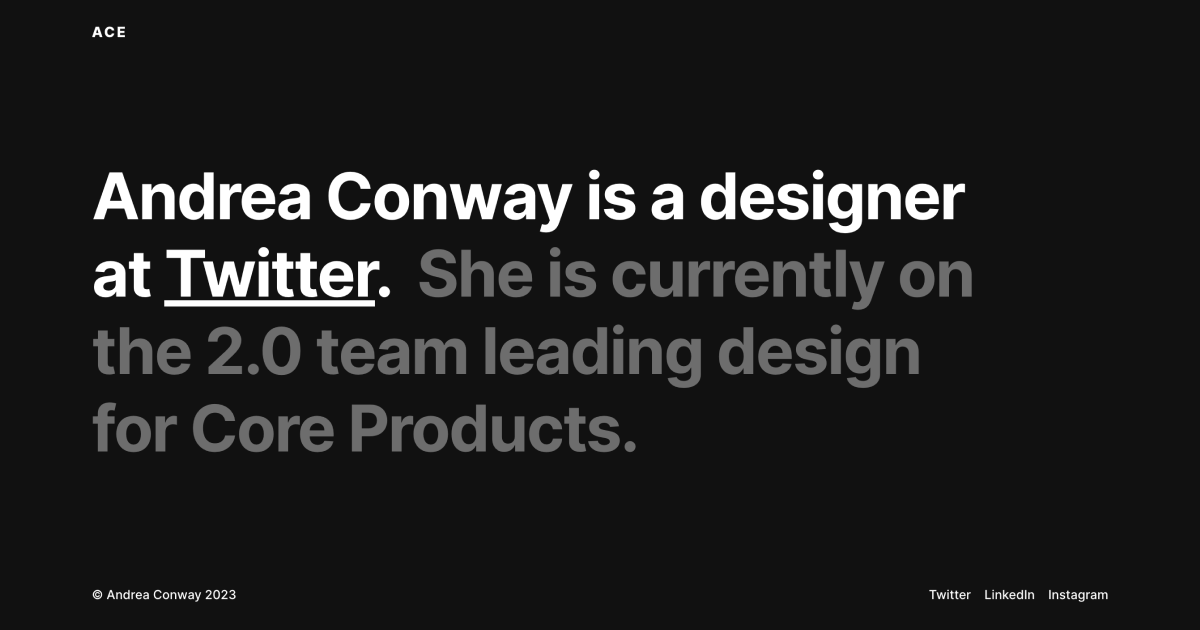 Andrea Conway