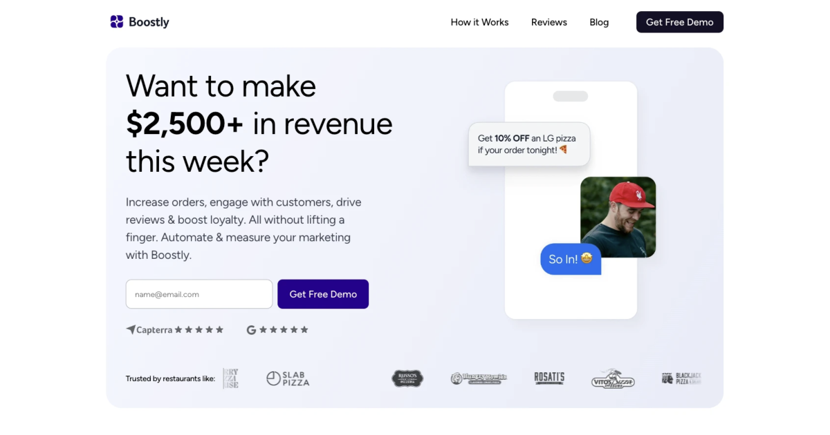 Boostly | SMS Marketing for Restaurants