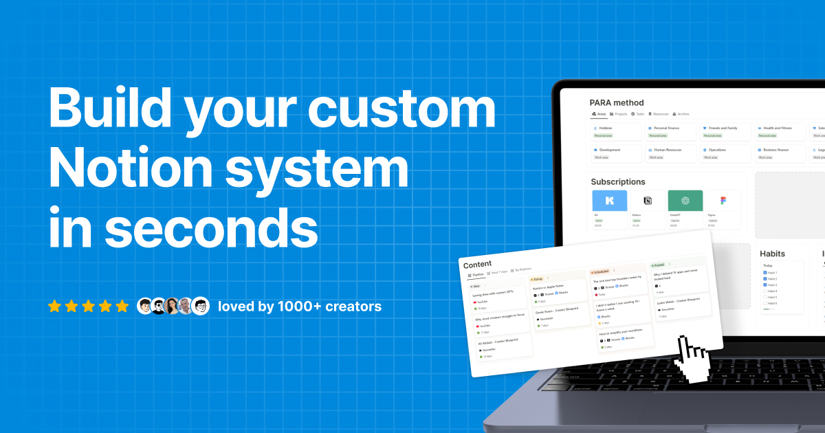 Blueprint for Notion