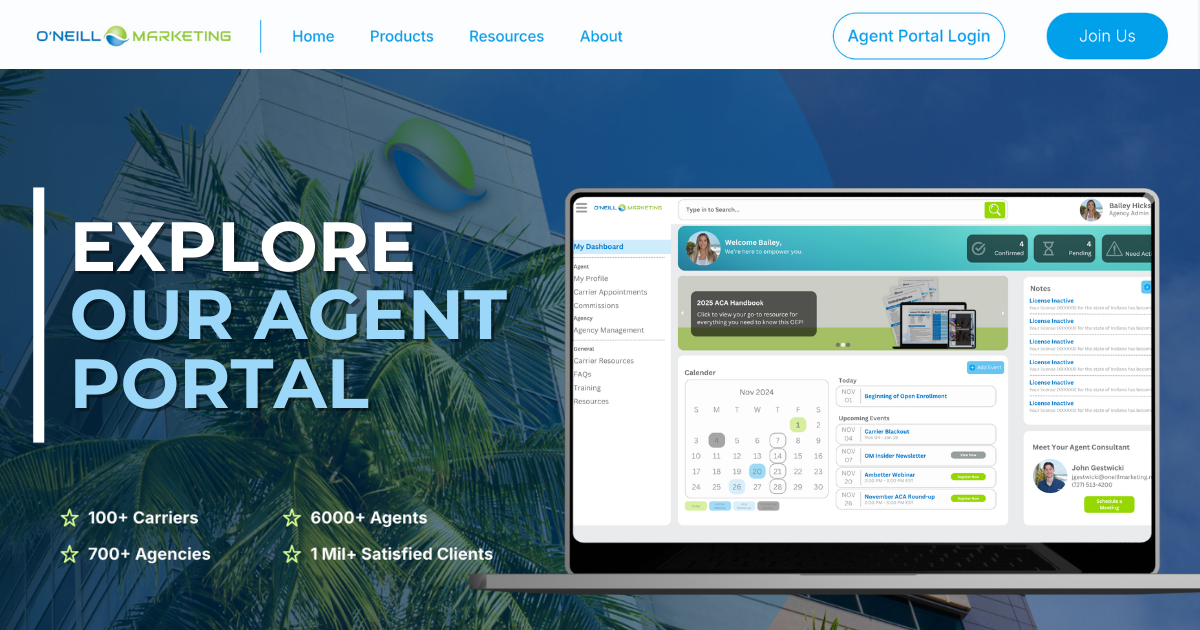 Agent Portal | Appointments, Commissions & Tools