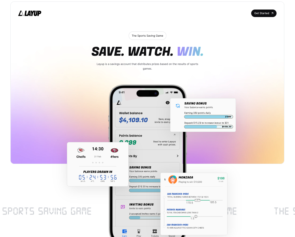 Layup - No-Cost Picks & Prizes.