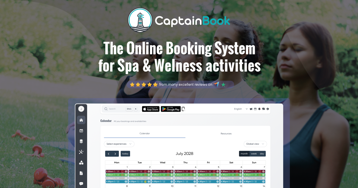 Online Booking Software for Spa & Wellness Activities