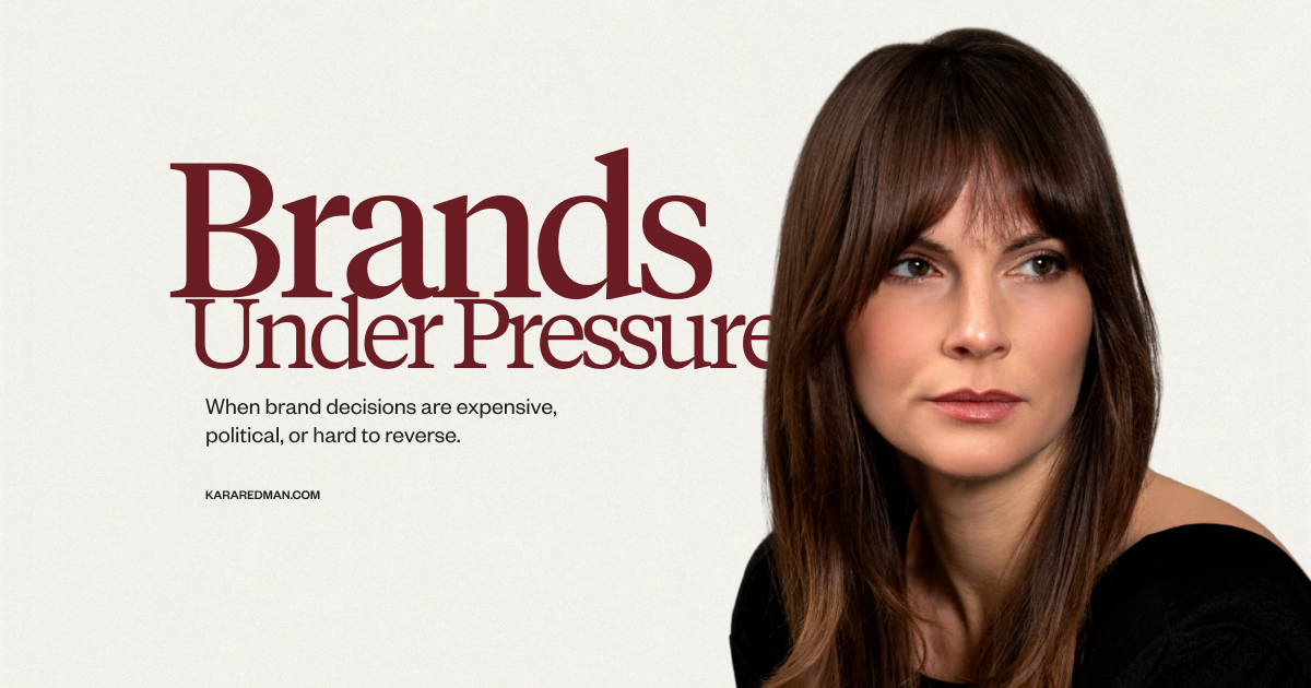 Kara Redman | Brands Under Pressure