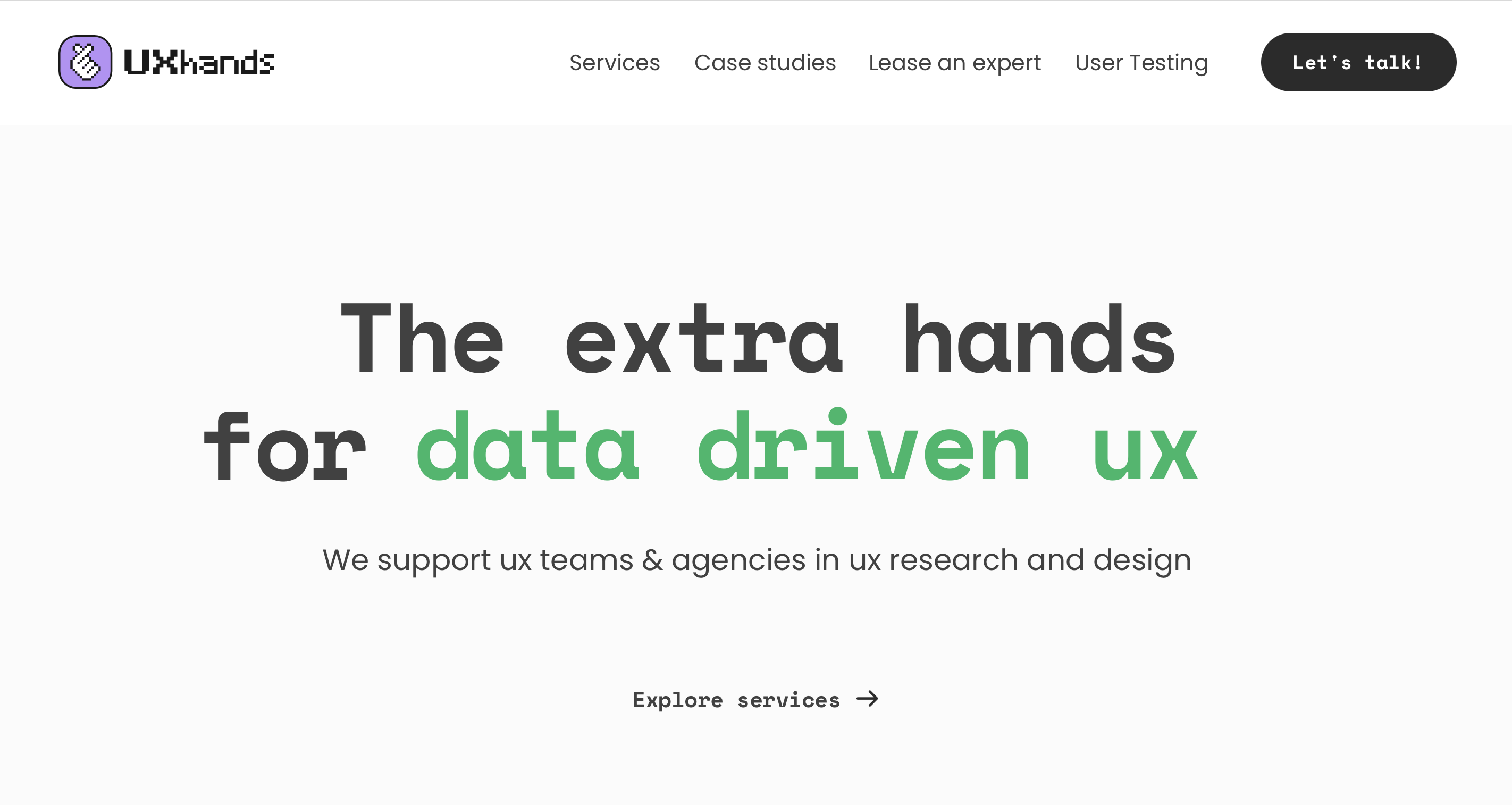 UX Research, product design & strategy for digital teams | UXhands