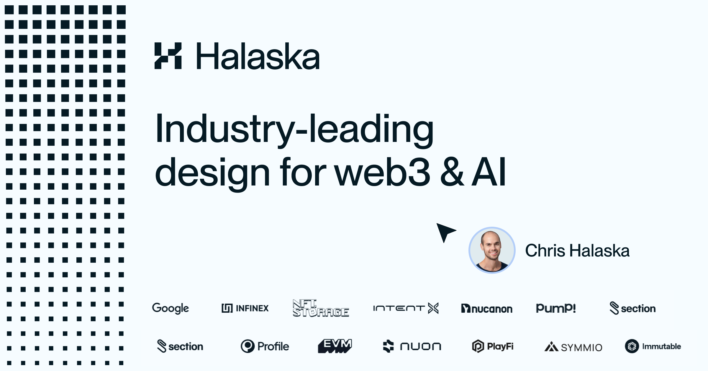 Halaska Studio / Product Design / Product, UX & UI design / Web3, AI & Tech