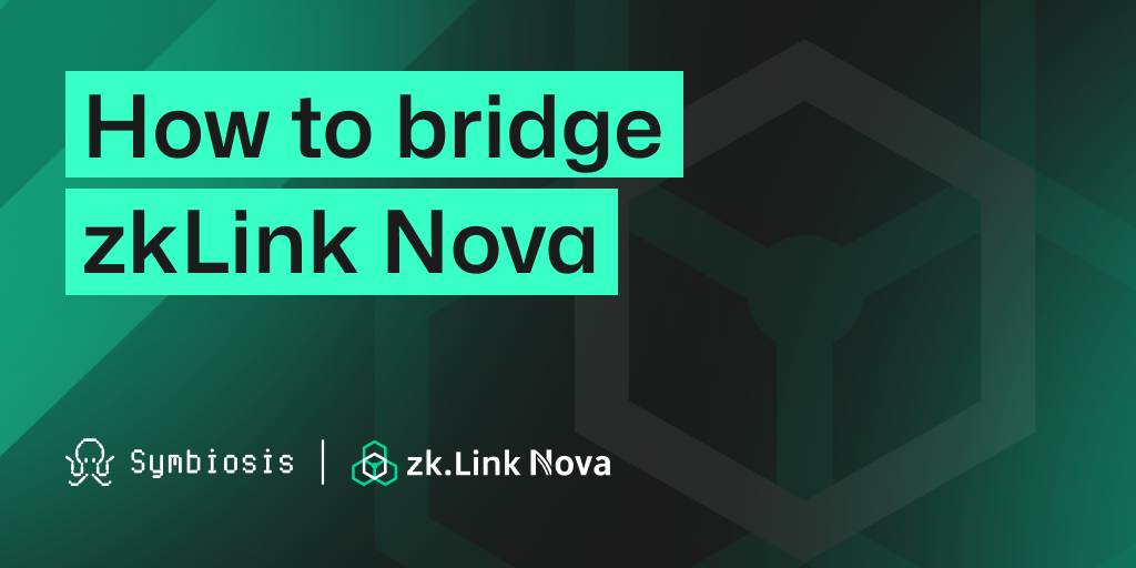 Bridge to and from Zklink Nova