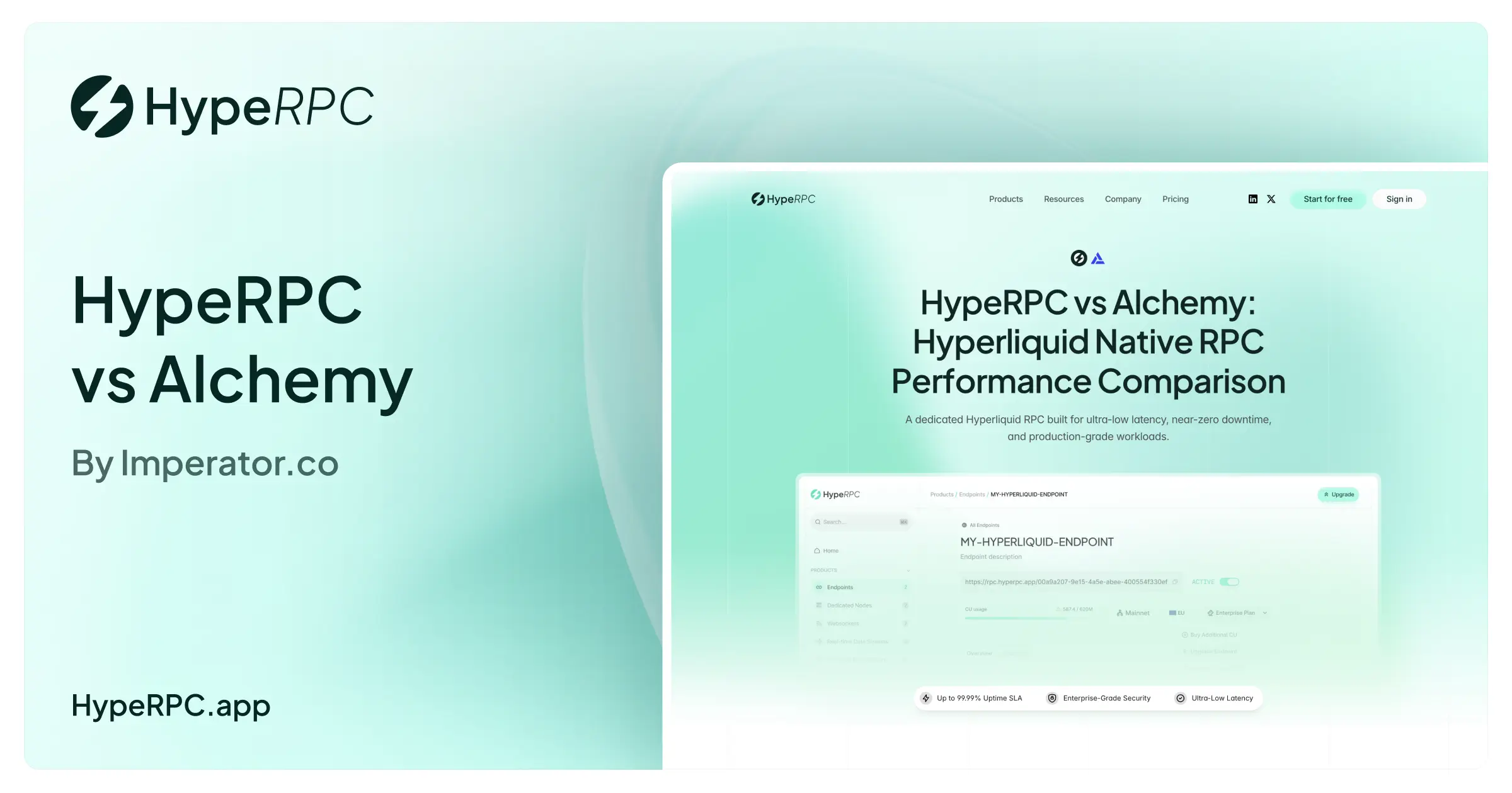 HypeRPC vs Alchemy | Hyperliquid RPC Comparison