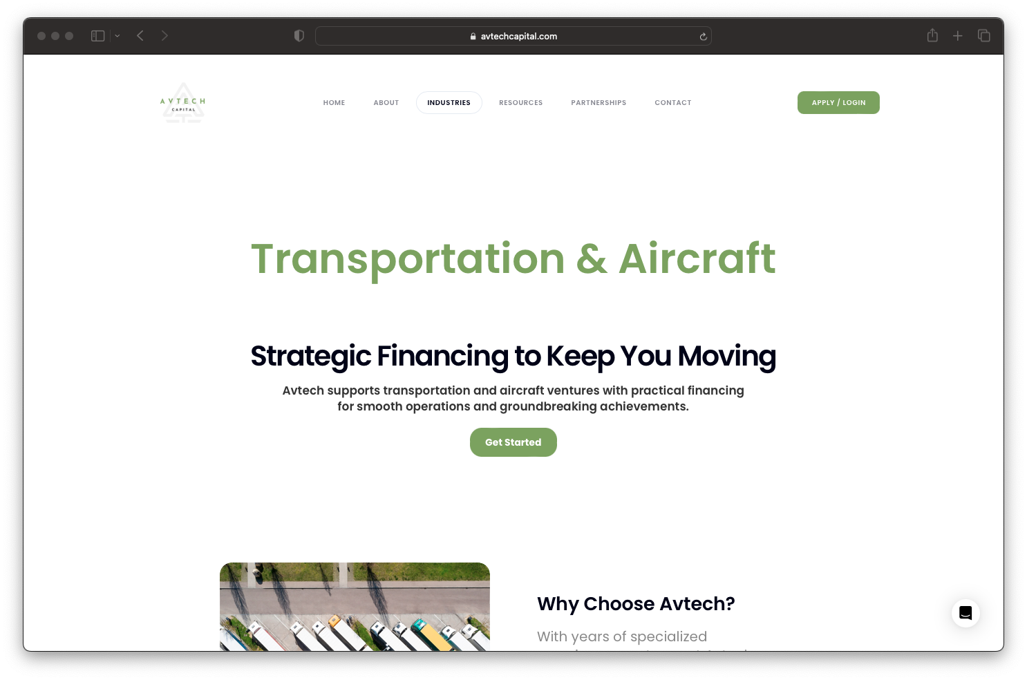 Transportation & Aircraft Financing